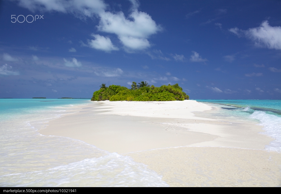 500px Photo ID: 10321941 - Sandy Peninsula on Island BeachMaldives - S ...